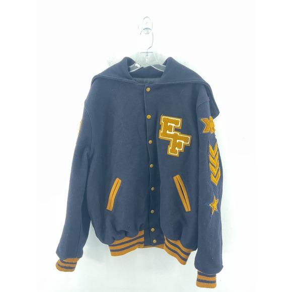 Neff | Jackets & Coats | Neff Fairmount Bees High School Blue Wool ...
